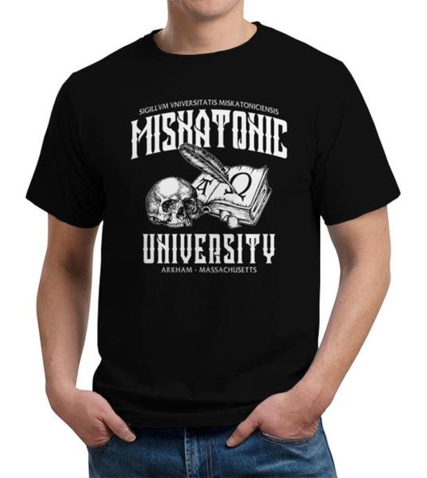 H. P. Lovecraft Miskatonic University T-Shirt H. P. Lovecraft Miskatonic University T-Shirt